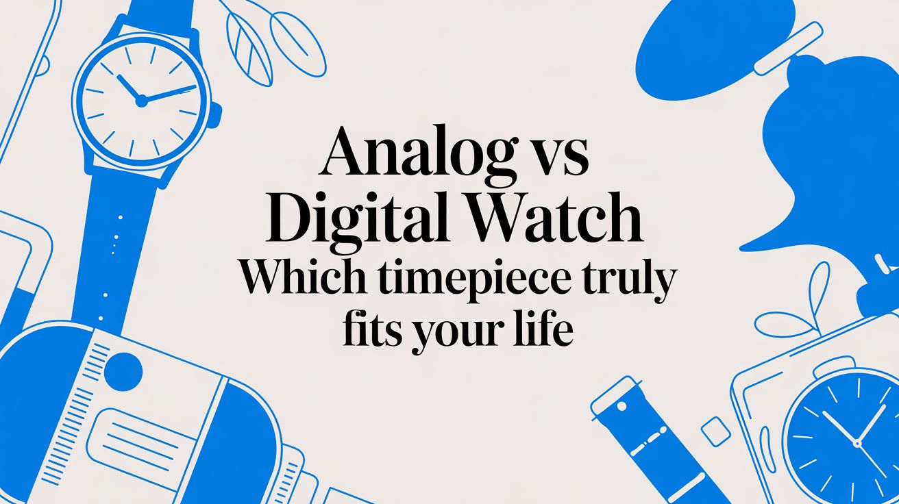 Analog Vs Digital Watch Which Timepiece Truly Fits Your Life – ECI Jewelers