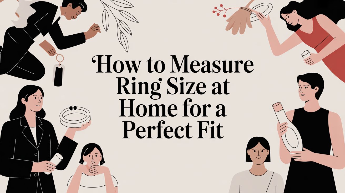 How to Measure Ring Size at Home for a Perfect Fit – ECI Jewelers